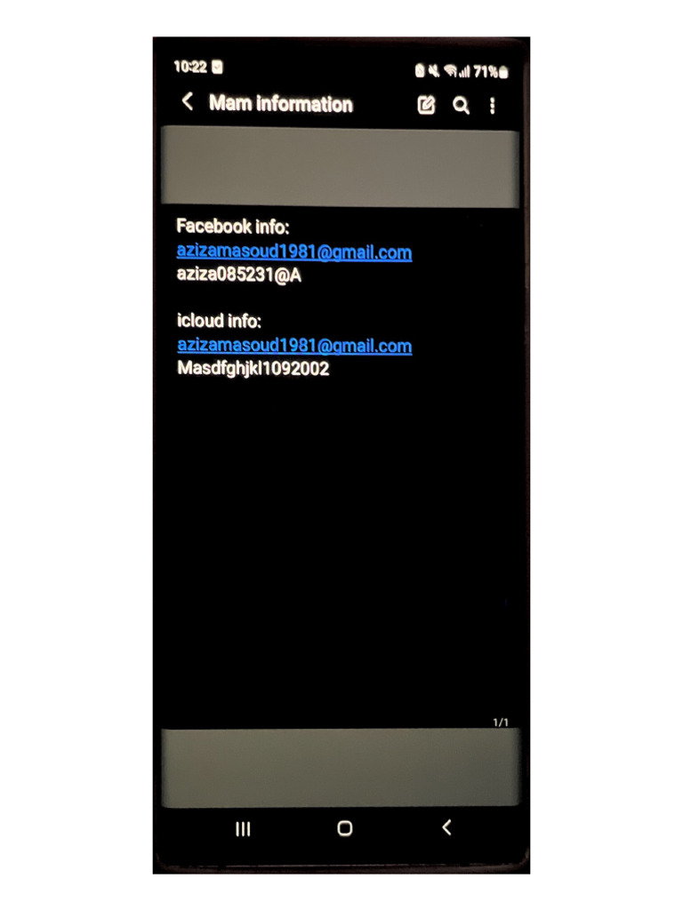 Facebook Info | PDF