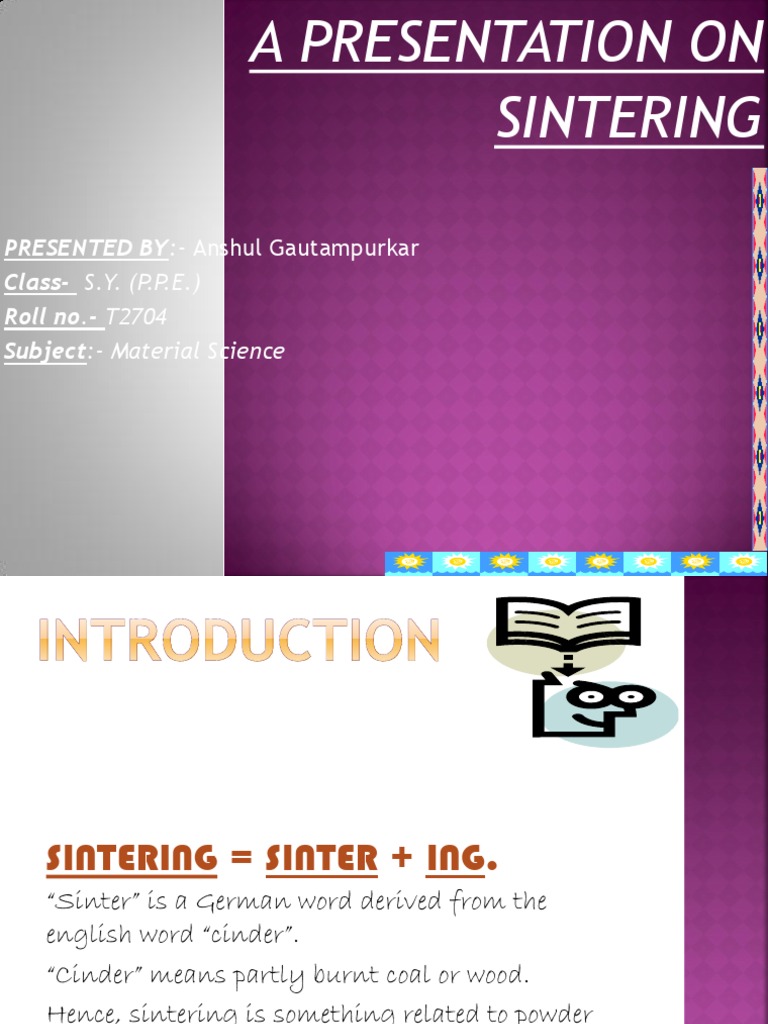 SINTERING | PDF | Sintering | Diffusion