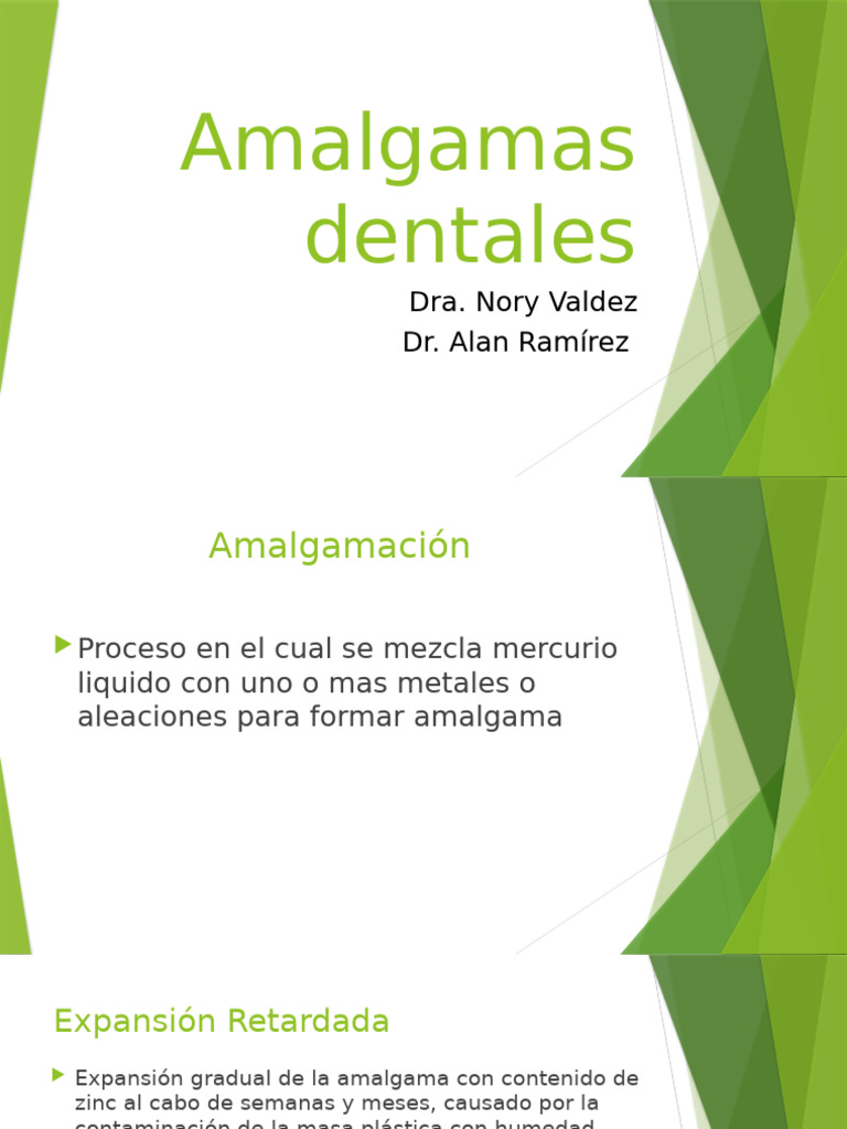 Amalgama | PDF | Corrosión | Zinc