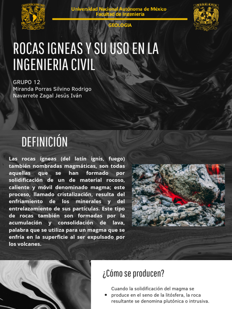 Rocas Ígneas | PDF | Roca (geología) | Magma