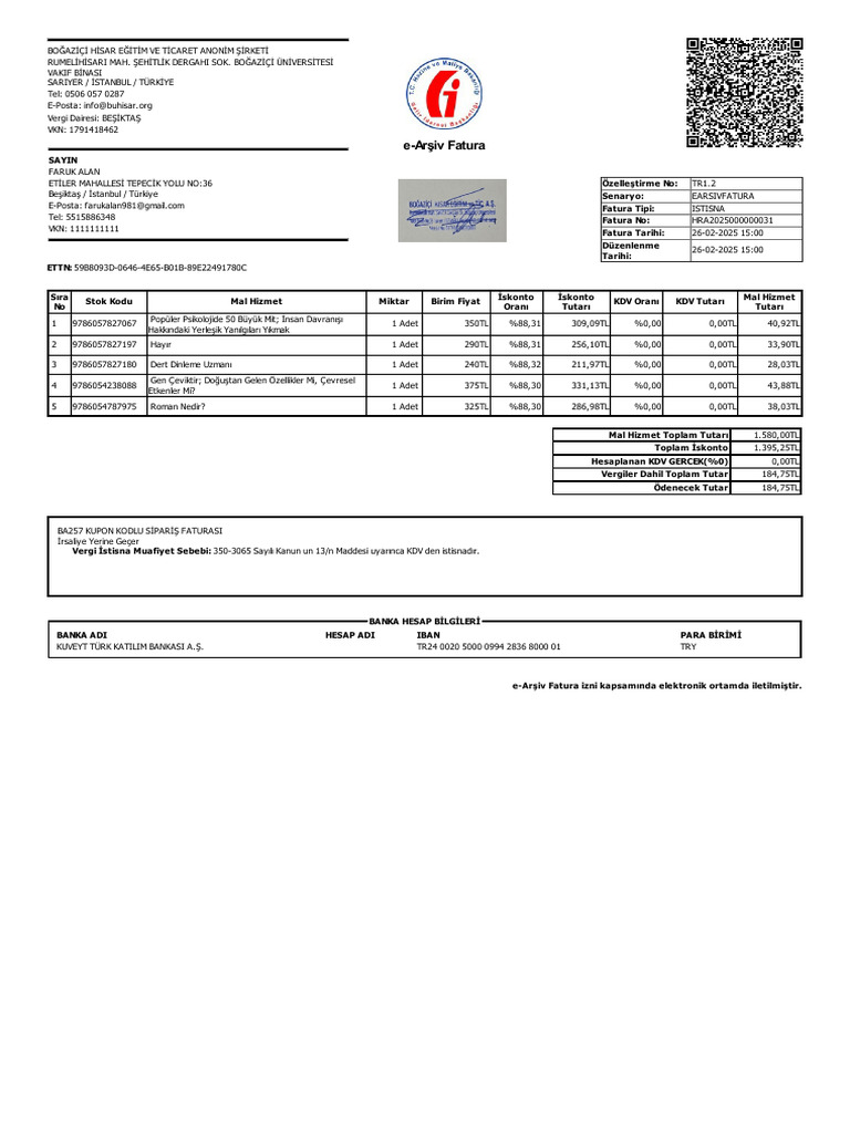 Mail Invoice Viewer | PDF