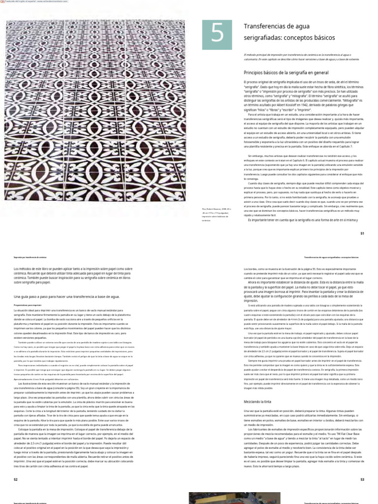 Ceramic Transfer Printing Excerpt - En.es | PDF | Papel