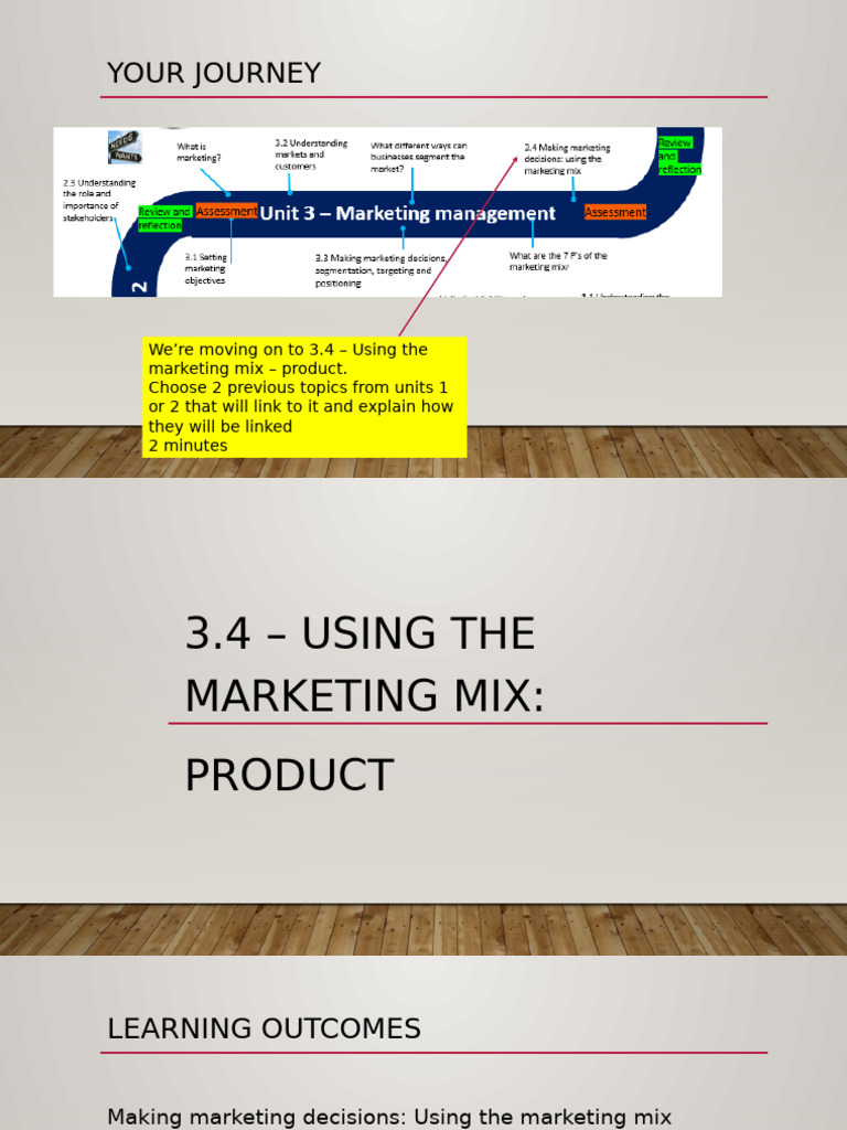 Marketing Mix: Product Decisions Explained | PDF