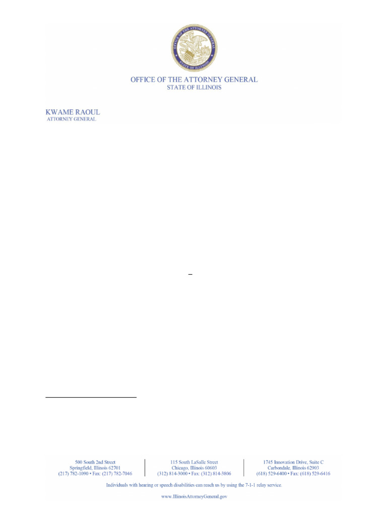 Attorney General On Western Springs Denial of Records | PDF | Attorney ...