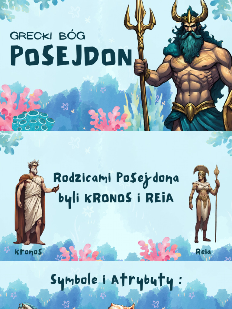 Greek God Poseidon | PDF