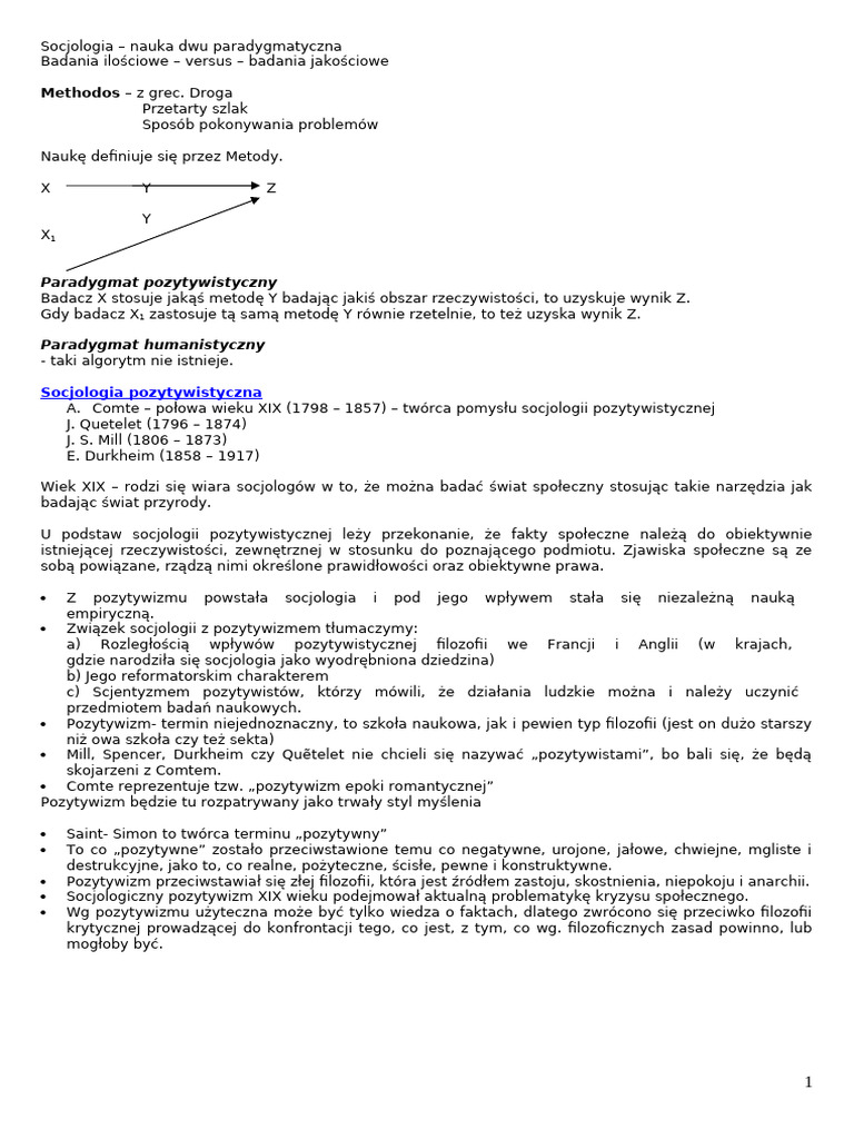 Badania Jakościowe - Wyklady | PDF