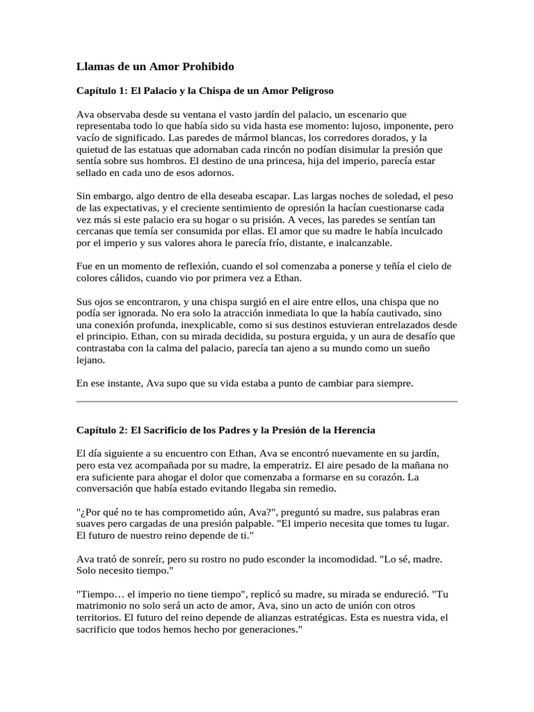 Llamas de Un Amor Prohibido - LIBRO | PDF | Amor | imperio Romano