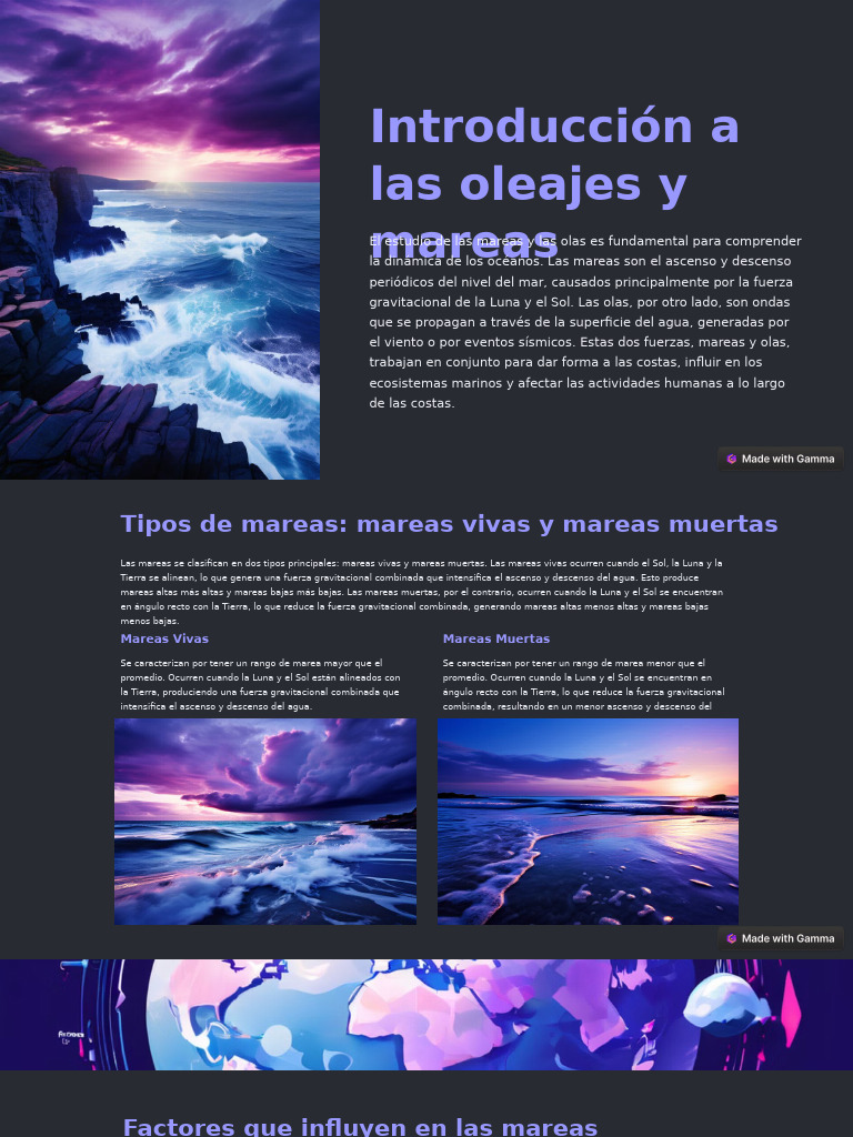Introduccion A Las Oleajes y Mareas | PDF | Marea | Mar