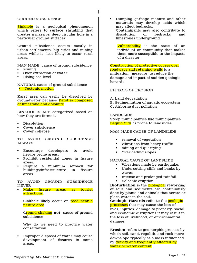 2nd Drrr Reviewer | PDF | Landslide | Thunderstorm