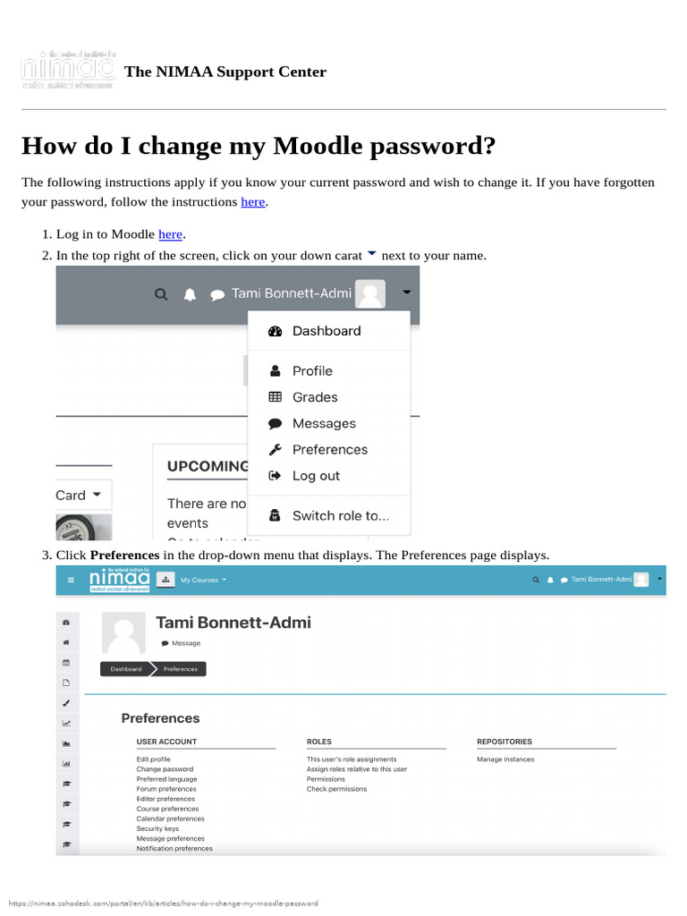 how-do-i-change-my-moodle-password | PDF