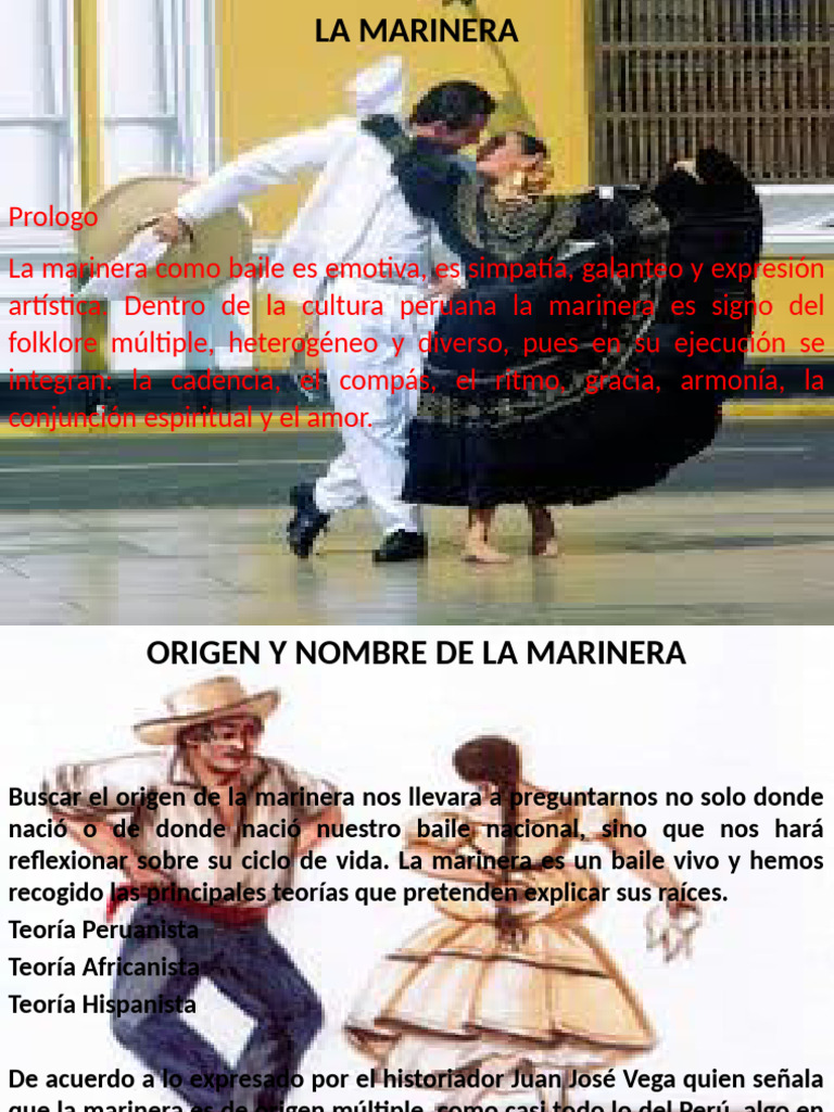Diapositivas Marinera Club Grau Nuevo | PDF | Bailes