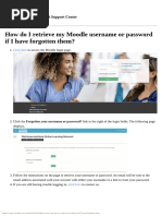 MOODLE-Guide-for-SINU-Students v2 | PDF | Login | Computing