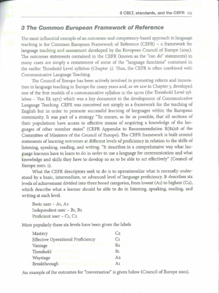 CEFR | PDF