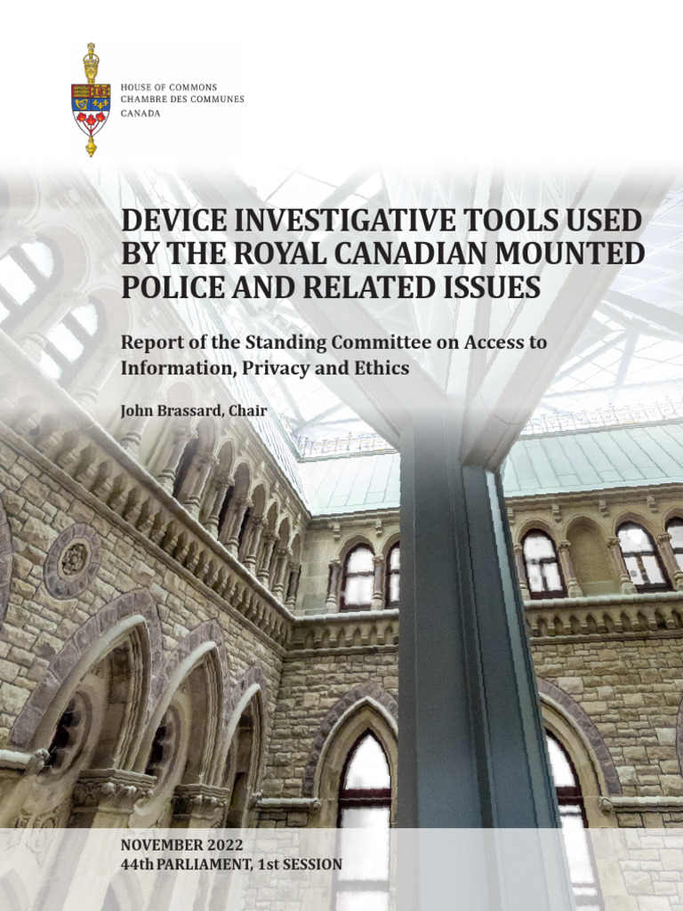 Ethics RCMP | PDF | Privacy | Royal Canadian Mounted Police