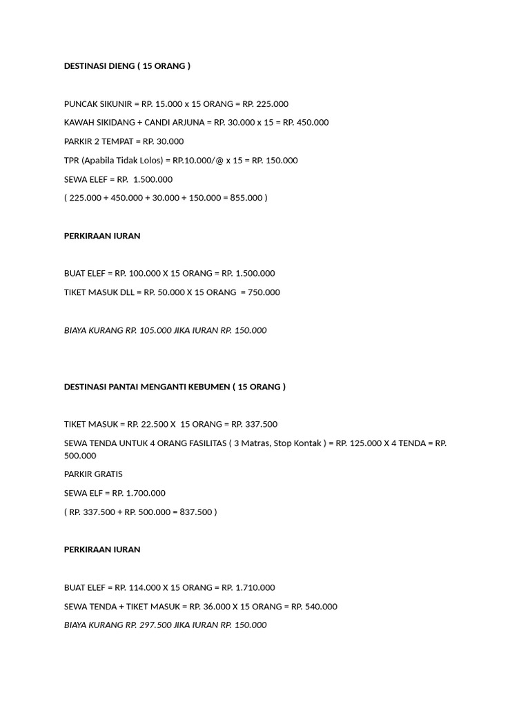 Sido Piknik Pora | PDF