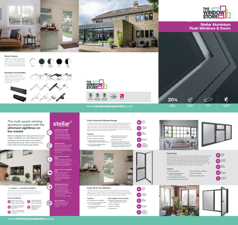 TWS Aluminium Windows Brochure | PDF | Window | Door