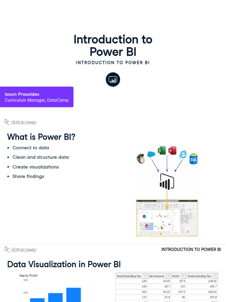 1.introduction To Power Bi | PDF | Information Retrieval | Data Management
