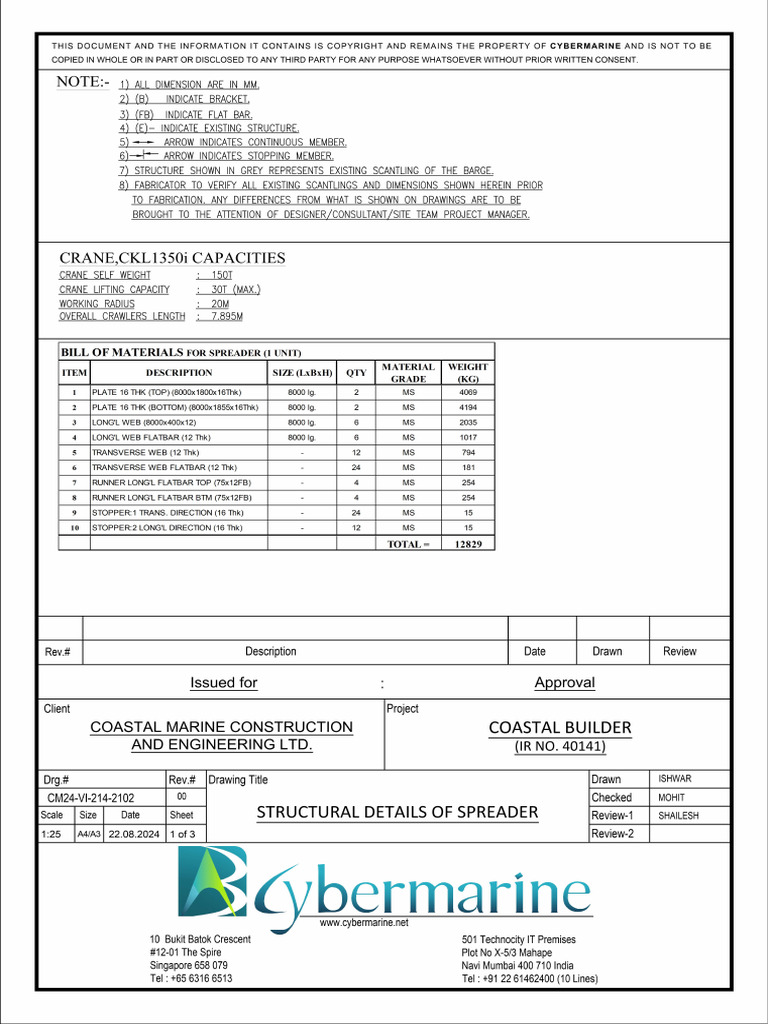 2102-Structural Details Of Spreader (CB) | PDF