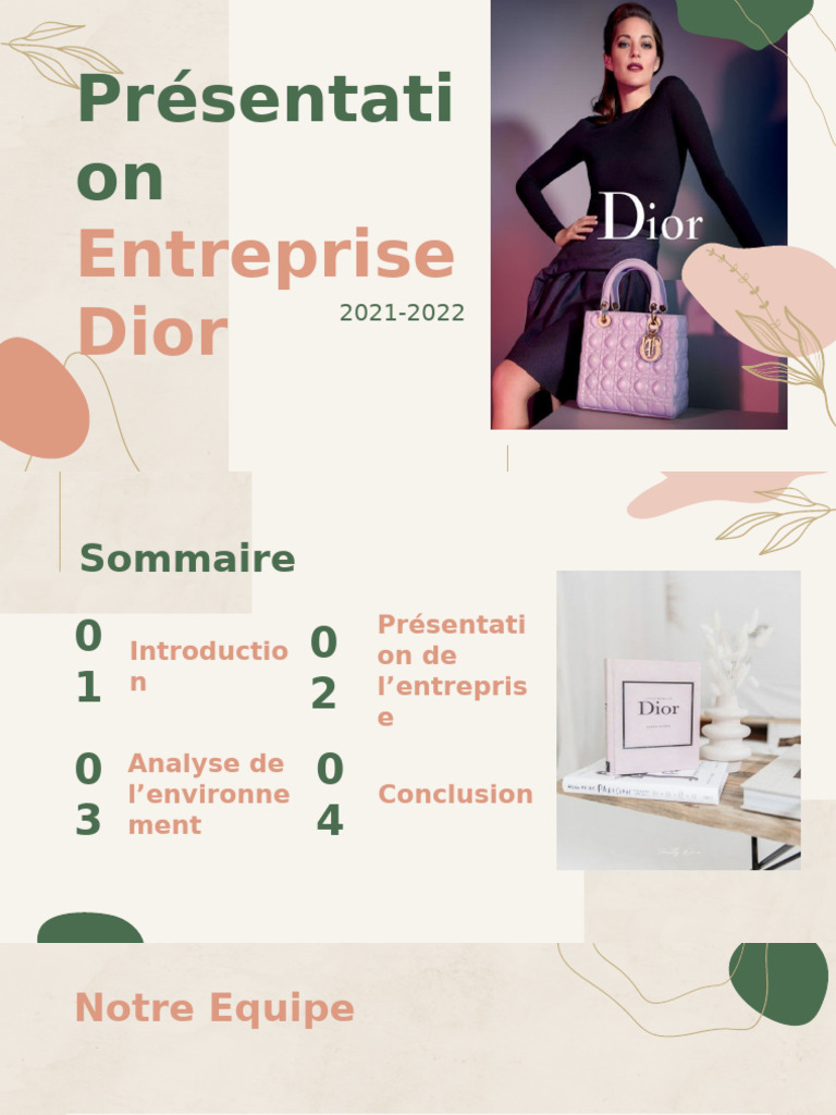 Dior 1 | PDF | Articles de luxe | Business