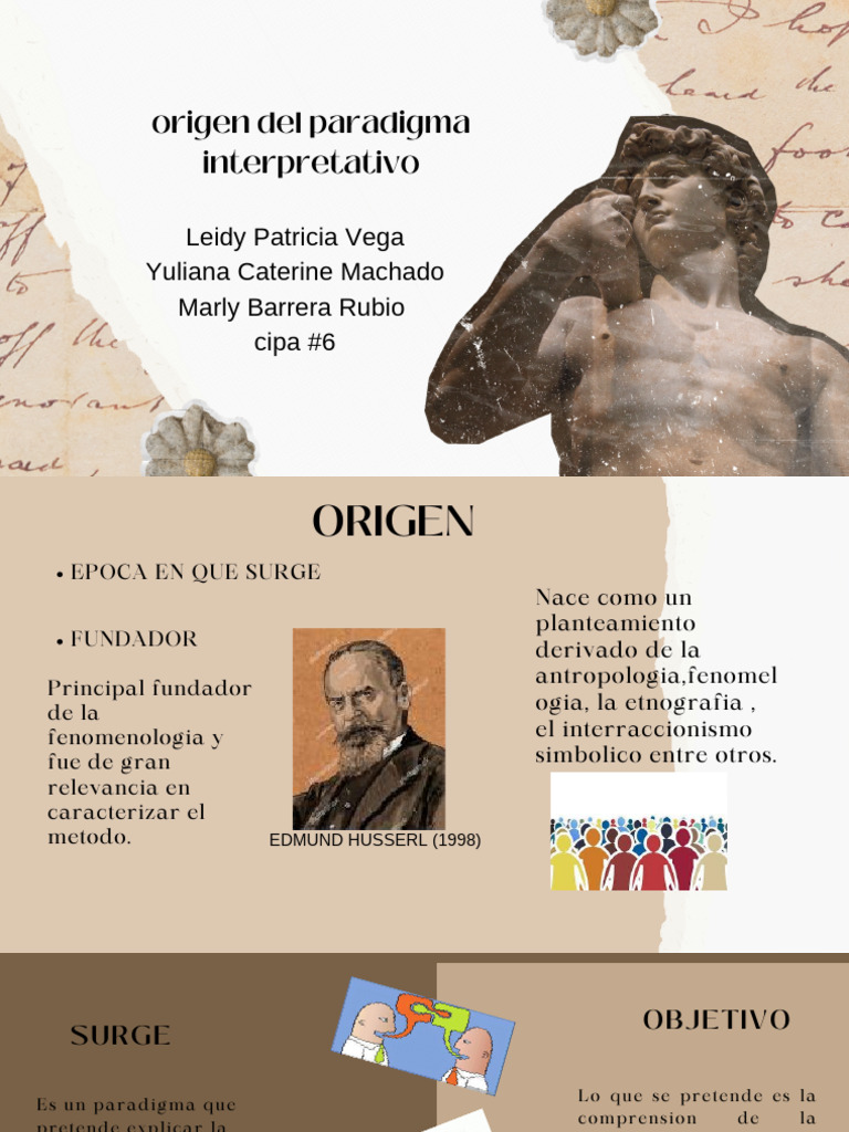 Origen Del Paradigma Interpretativo | PDF