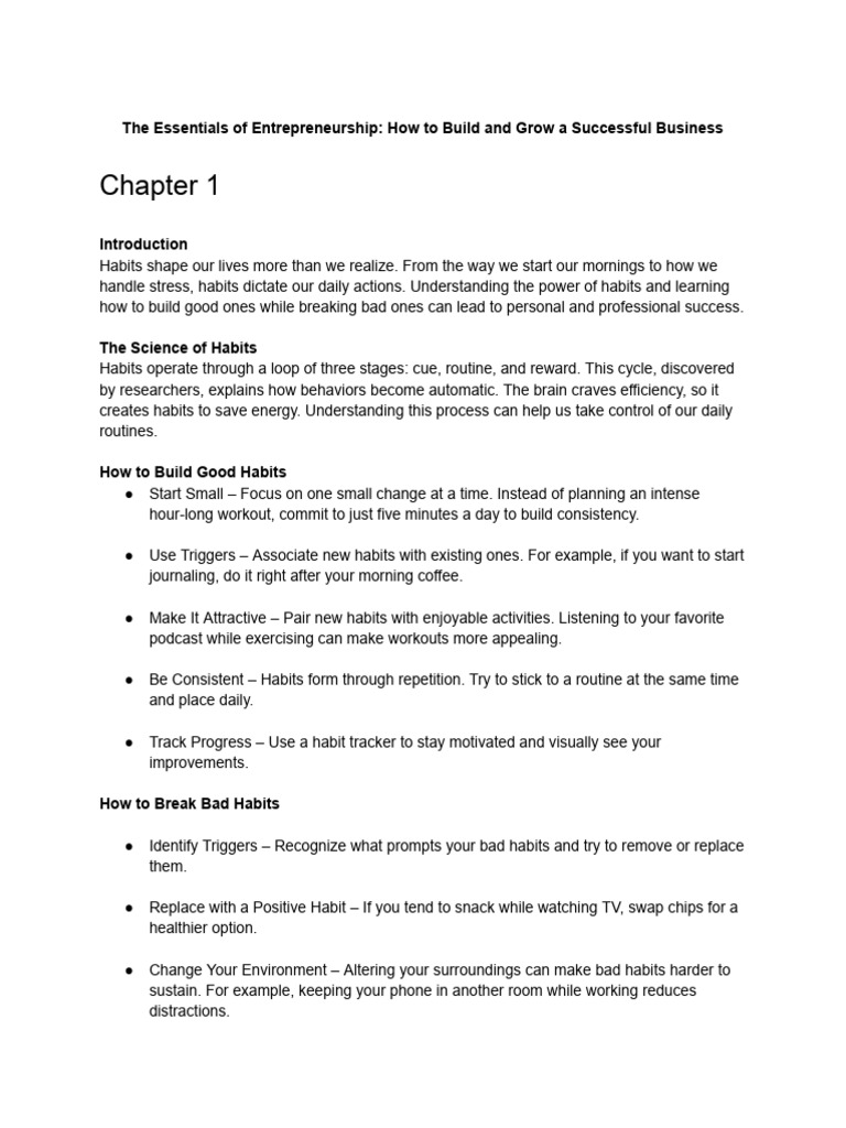 The Essentials of Entrepreneurship - How To Build and Grow A Successful ...