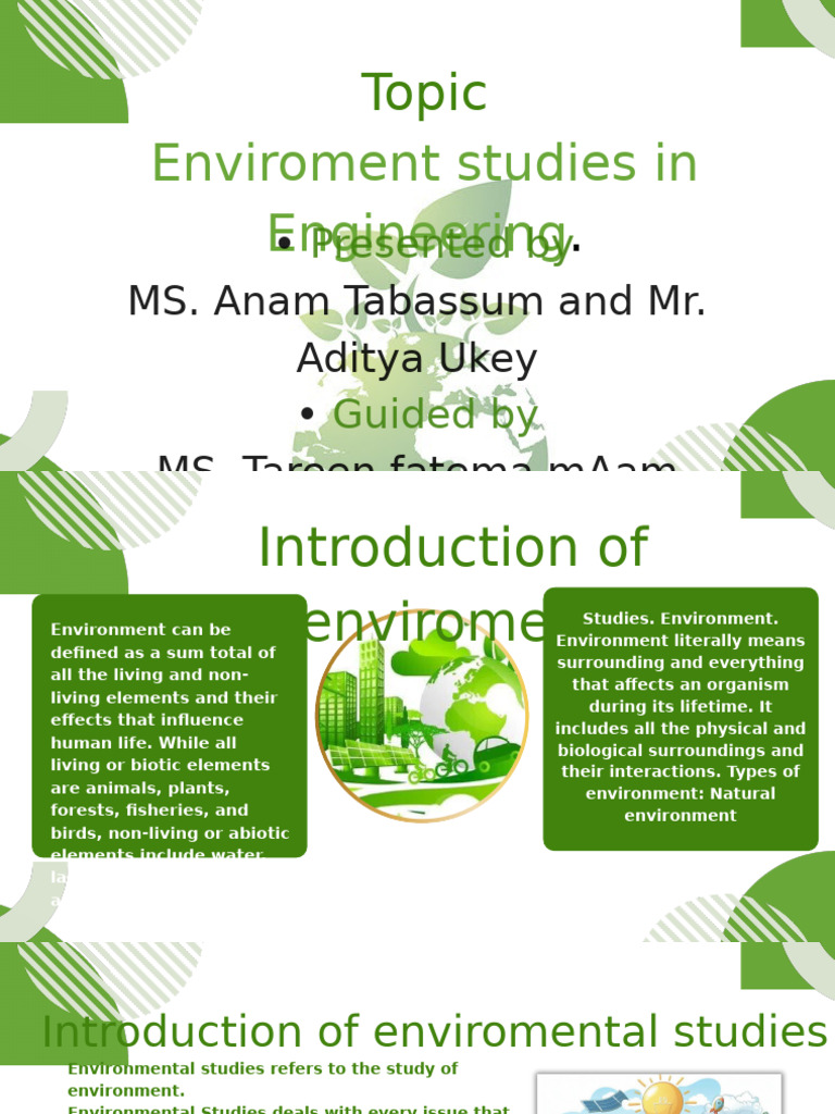 Green Simple Project Presentation 20250223 021819 0000 | PDF | Natural ...