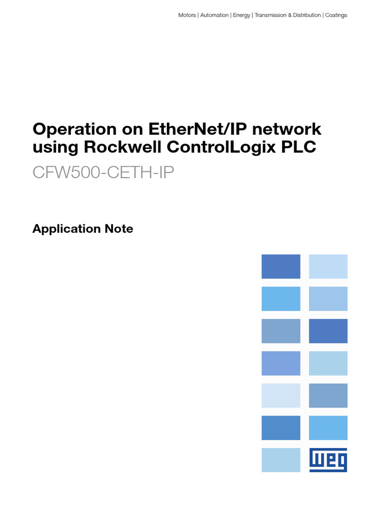 WEG CFW500 Ethernet Rockwell Application Note 10009364581 en | PDF | Ip ...