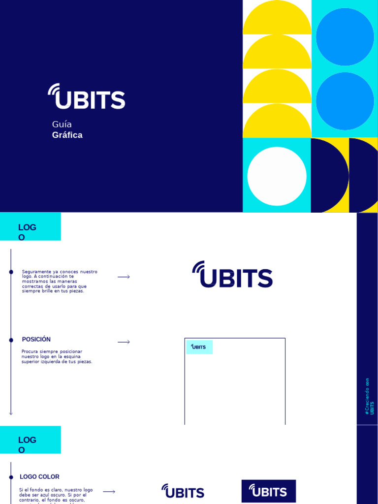 Guía Gráfica de Uso de Logo UBITS | PDF | Color | Ligero