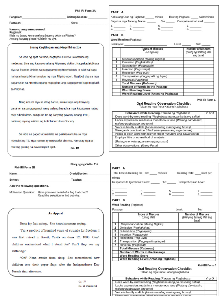 G4 - Ind Form 3A 3B - POST | PDF