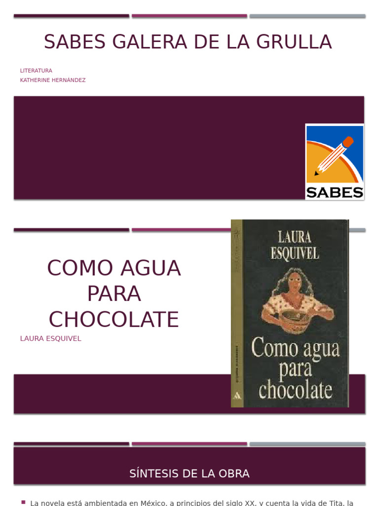 Como Agua para Chocolate | PDF
