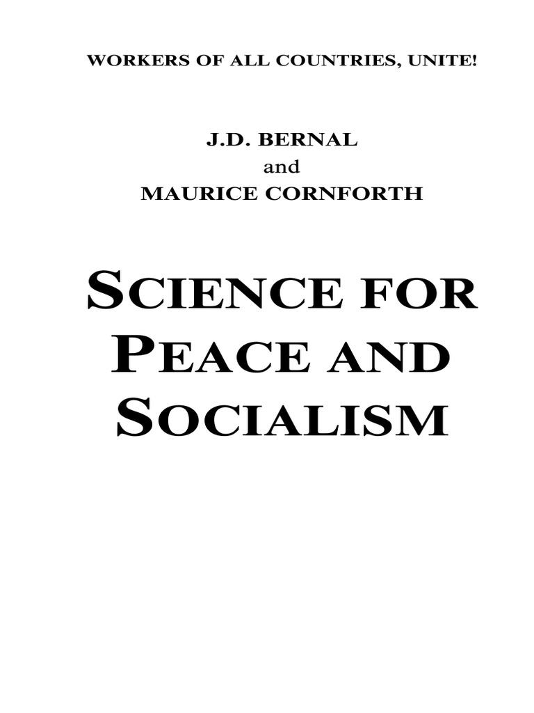 science-for-peace-and-socialism | PDF | Capitalism | Science