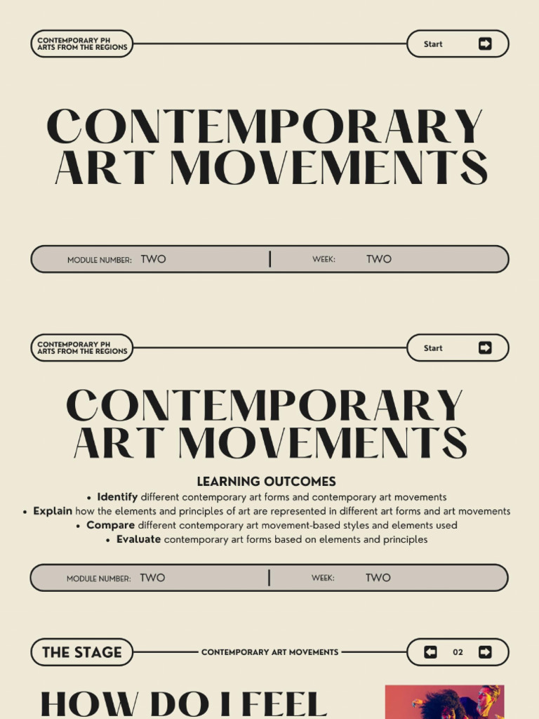Module 2 Contemporary Art Movements | PDF