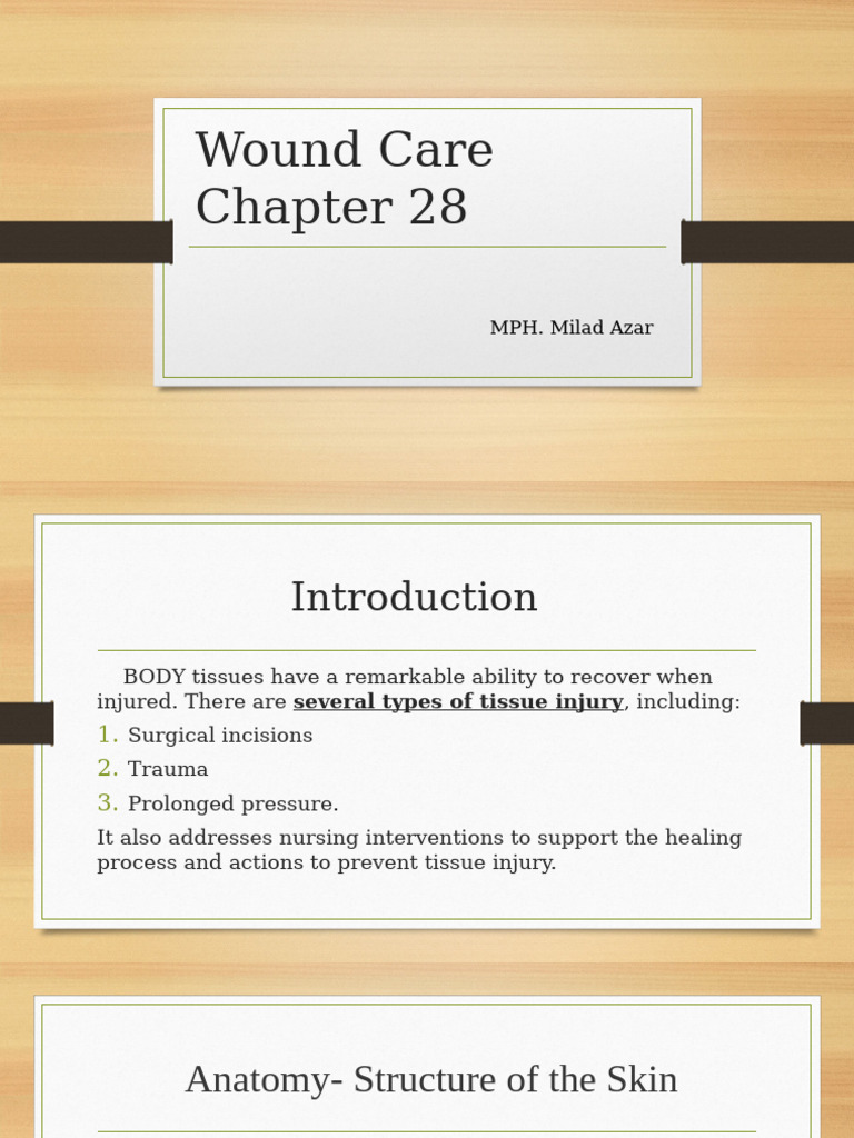 28 Chapter - Wound Care | PDF | Wound | Skin