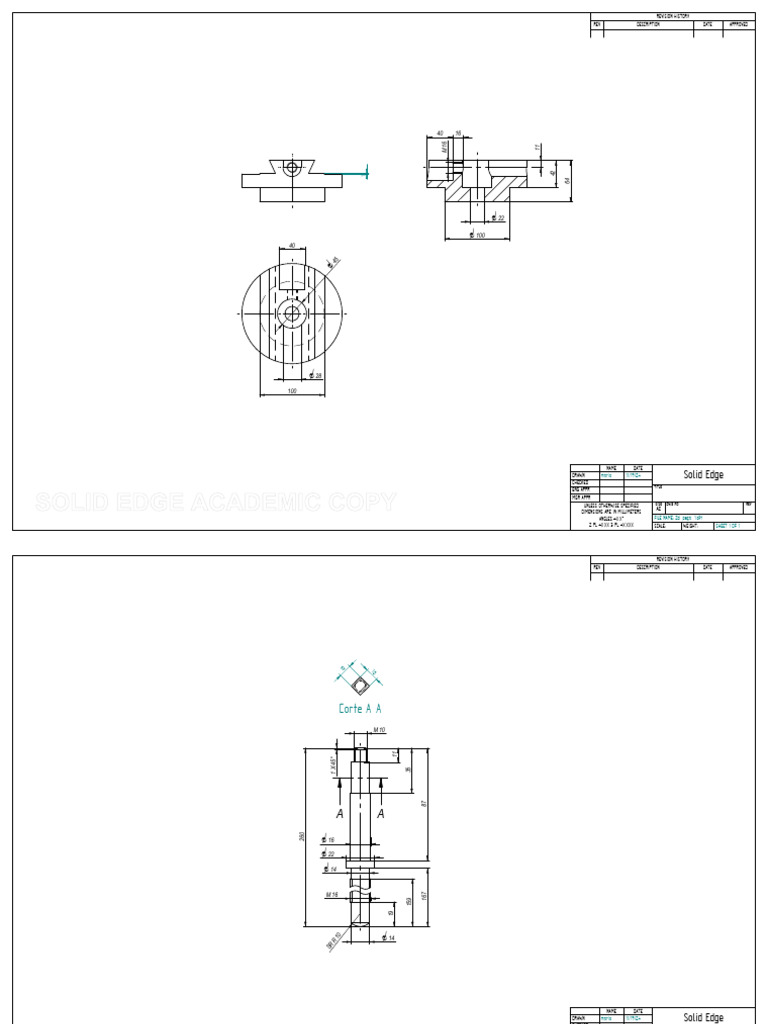 2D Engineering Drawings Overview | PDF