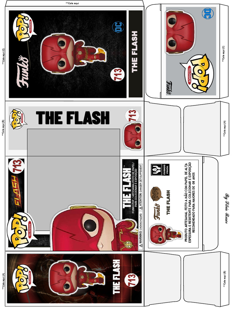 Box The Flash Funko Pop Papel | PDF