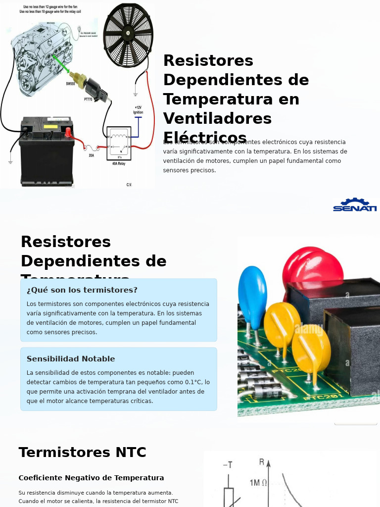 Termistores en Sistemas de Ventilación | PDF | Ingeniería mecánica