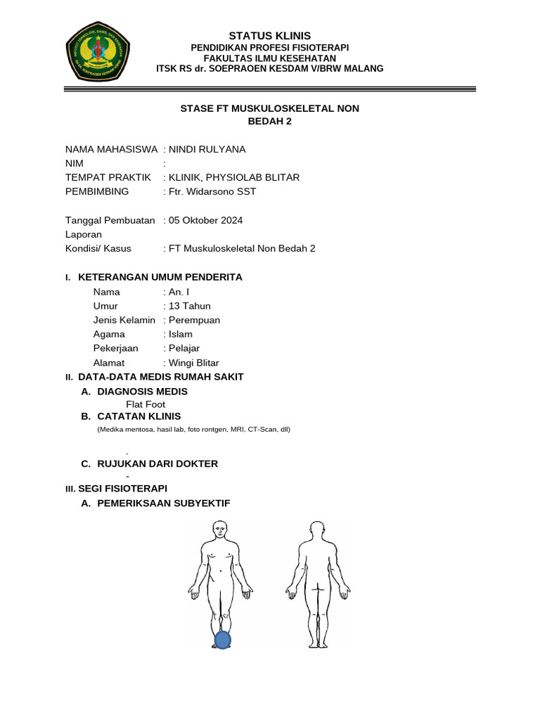 SK2 Musculo Non Bedah | PDF