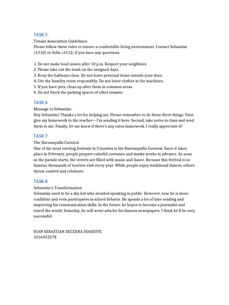 Tenant Association Rules and Guidelines | PDF