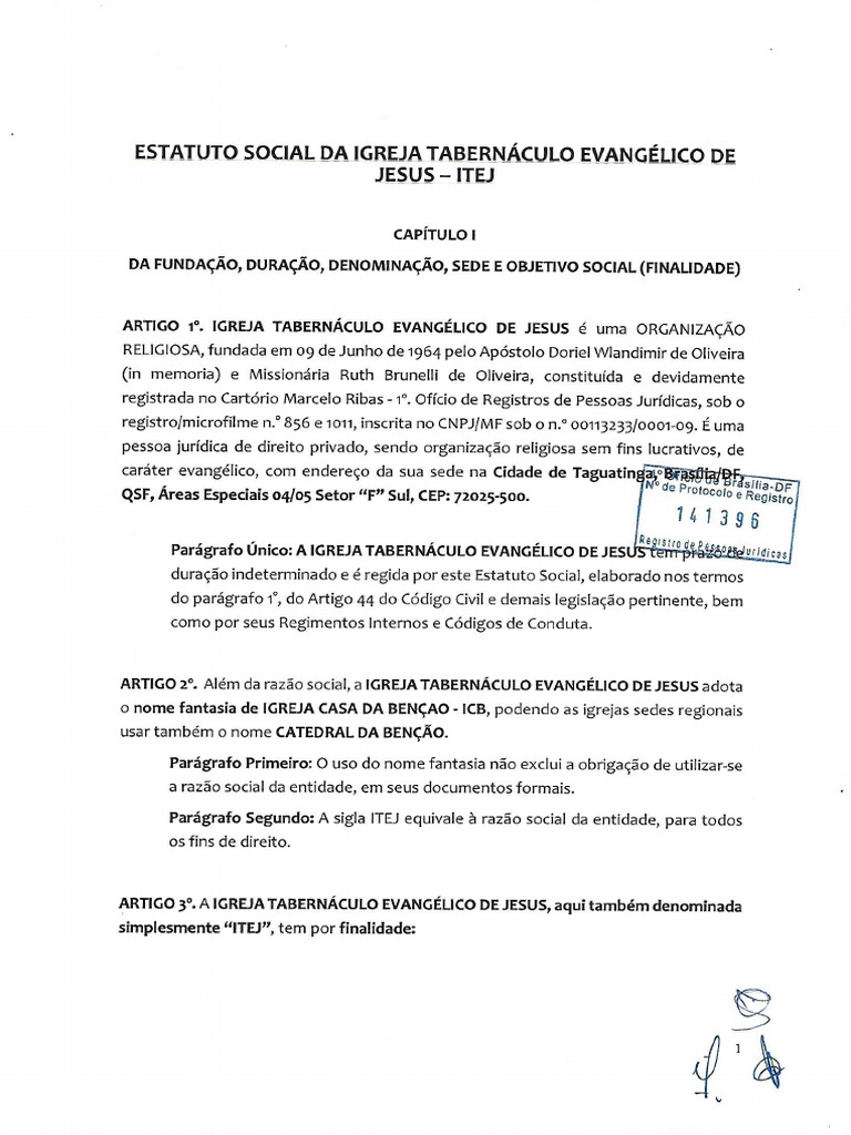 Estatuto Itej 2017 | PDF