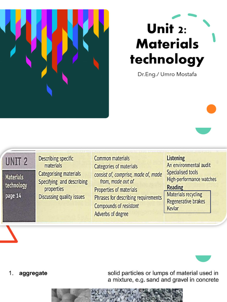 Unit 2 materials technology | PDF