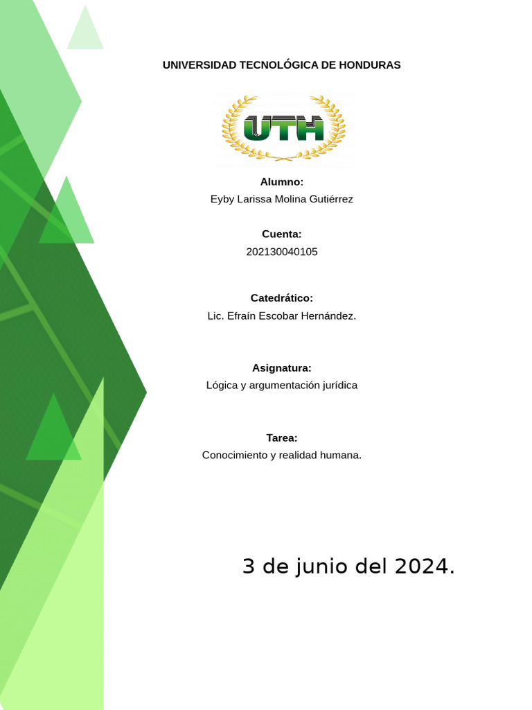 Conocimiento y Realidad Humana | PDF | Conocimiento | Mente