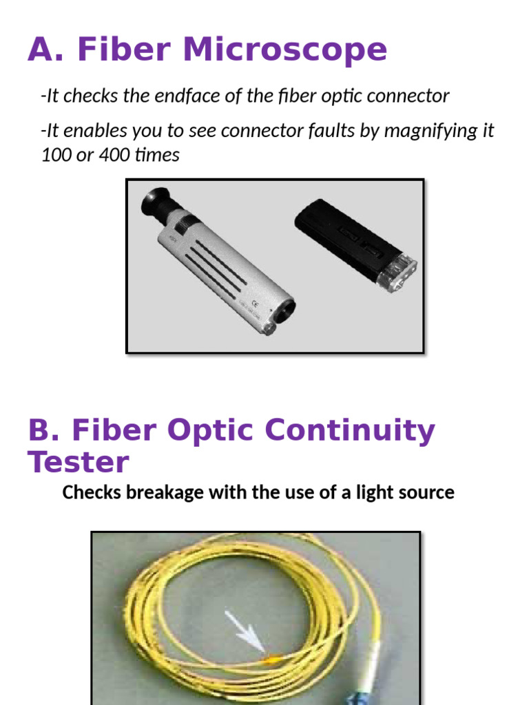 Fiber Optic Test Equipments | PDF