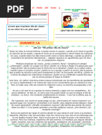 Cuento Primer Día de Clases | PDF