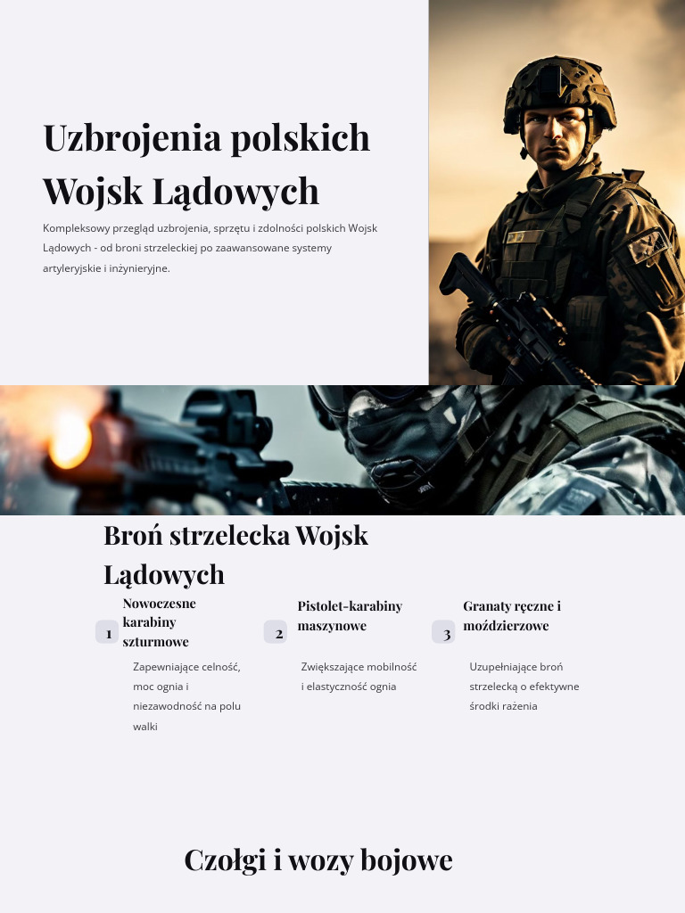 Uzbrojenia Polskich Wojsk Ladowych | PDF