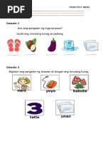 Bilang NG Pantig Worksheets Set 1 | PDF