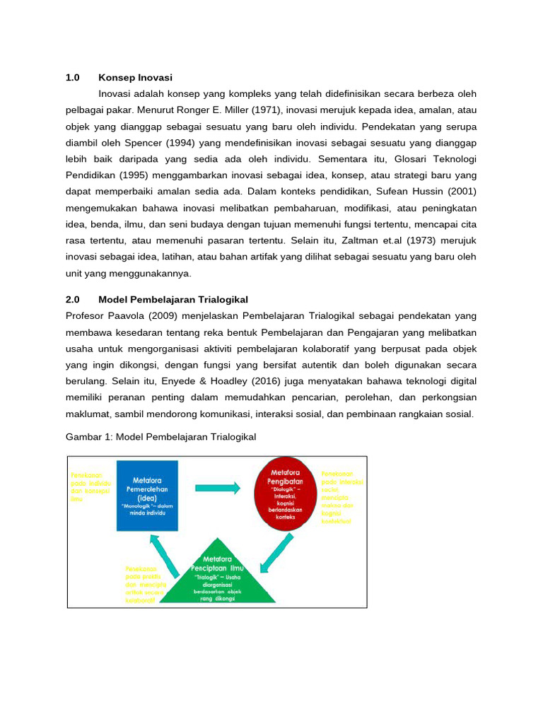 TEO BMMB 3152 Laporan Inovasi | PDF