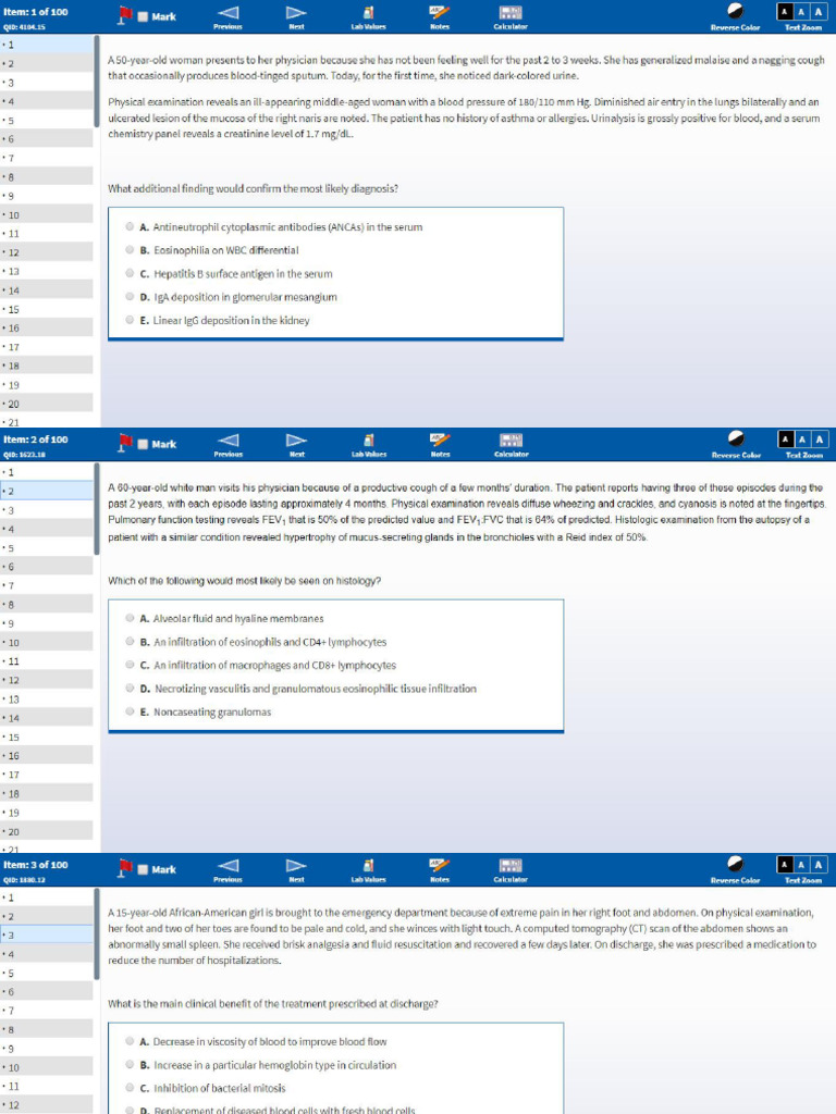Pathology - Q - Block 2 | PDF