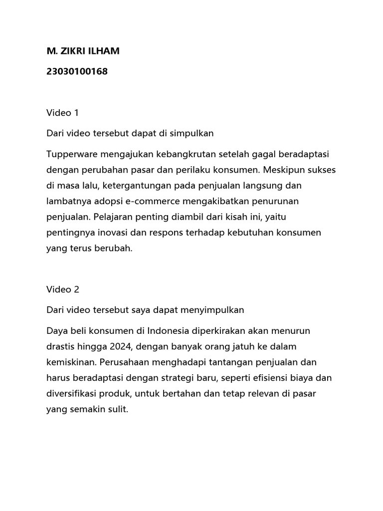 M. Zikri Ilham Tgs Terstruktur | PDF