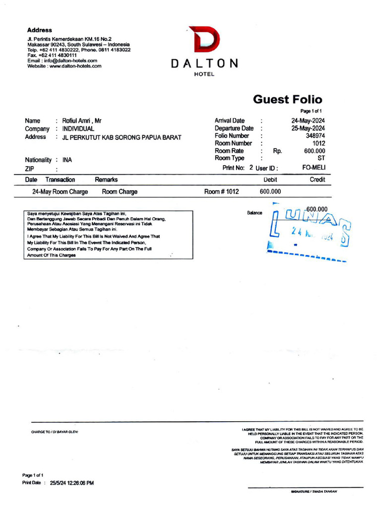 Dalton FIX | PDF