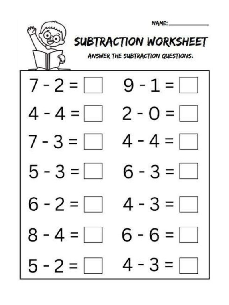 Subtraction | PDF